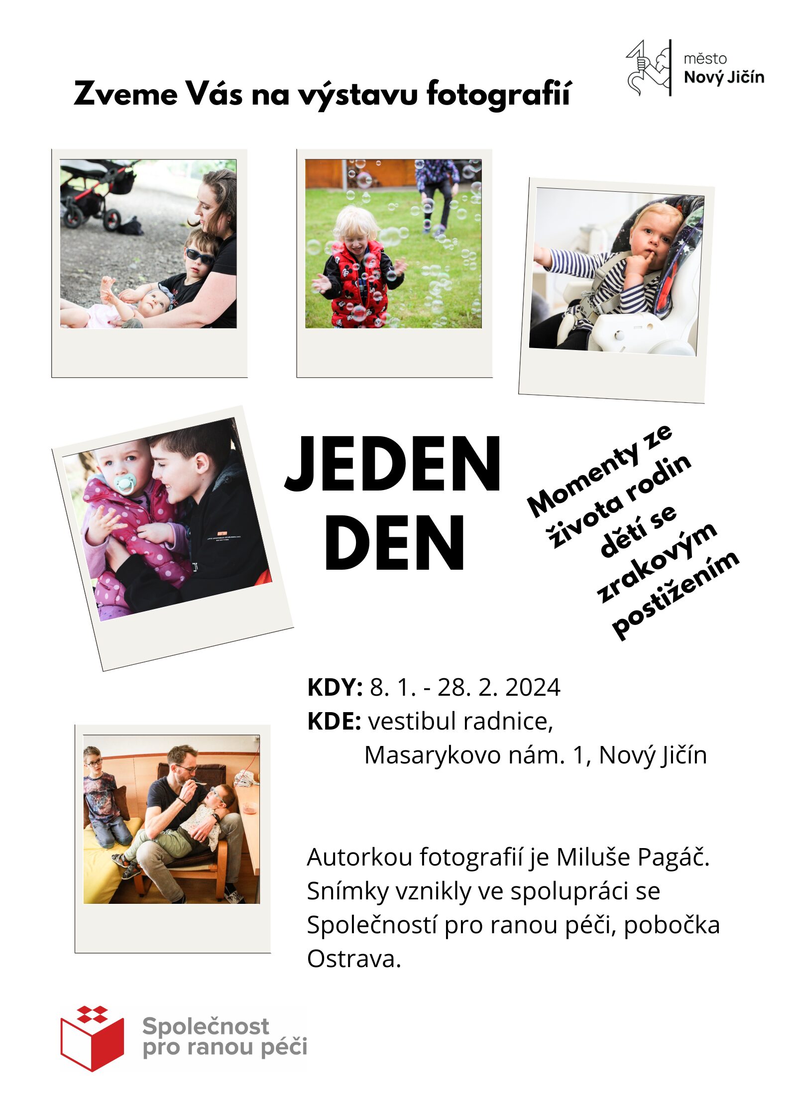 Výstava fotografií "Jeden den: momenty ze života rodin s dětmi s ...